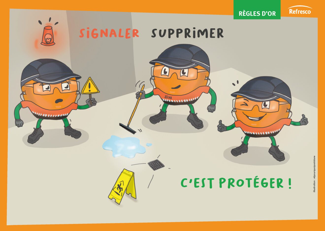 Création d'affiches sécurité au travail personnalisées