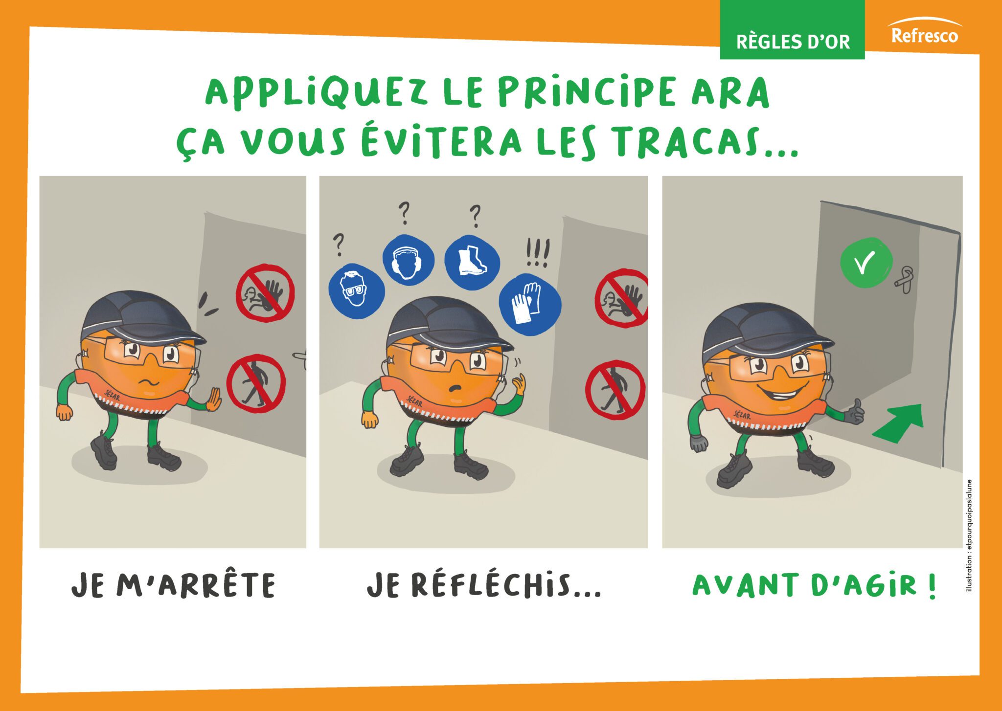 Création d'affiches sécurité au travail personnalisées